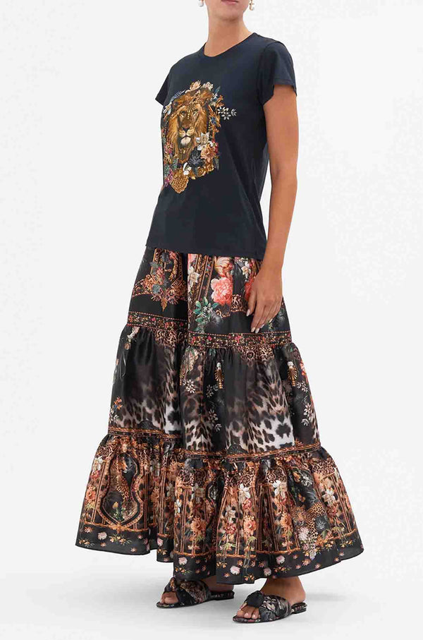 Camilla - A Night At The Opera Slim Fit Round Neck T-Shirt - Solid ...