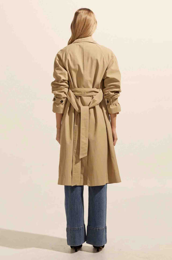 zoe kratzmann - agent coat in stone - Zambezee
