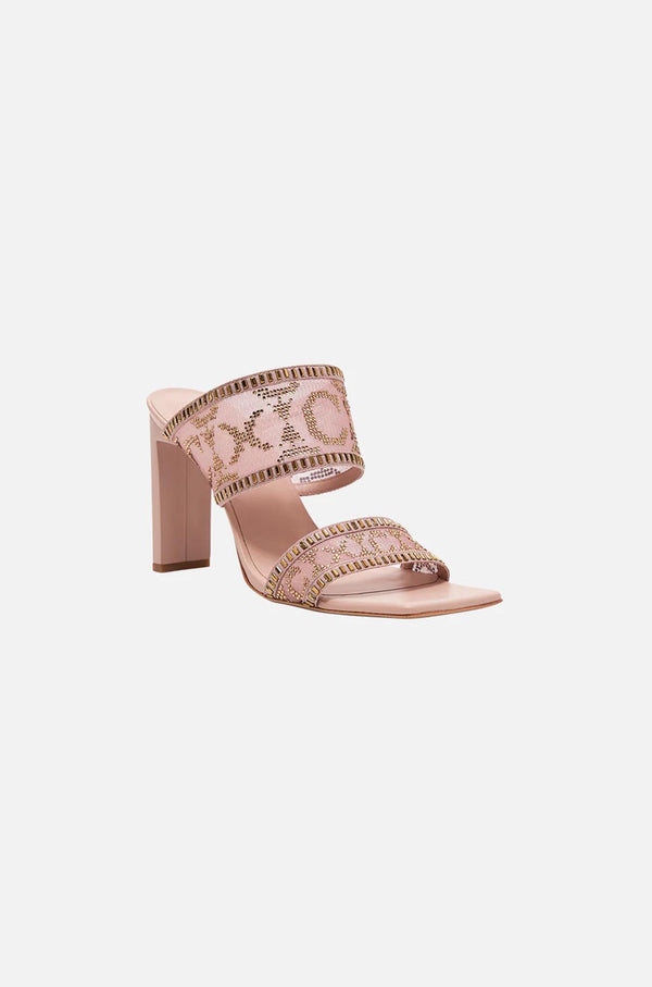 Alexia Slim Block Heel Mule - Zambezee