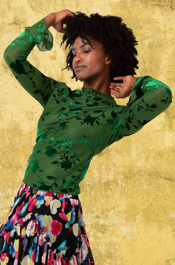 Coop - Burn Out Of This World Top Priority Top in Green - Zambezee