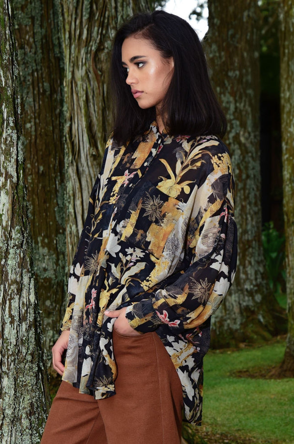 Curate - State Of The Art Button Up Buttercup Shirt - Zambezee