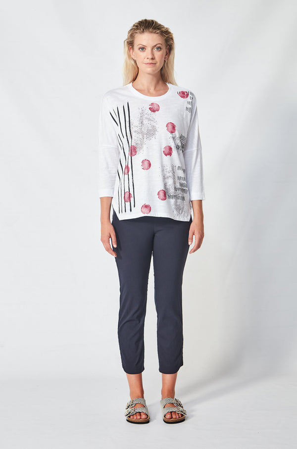 Verge - Cloud Top in Strawberry Print - Zambezee