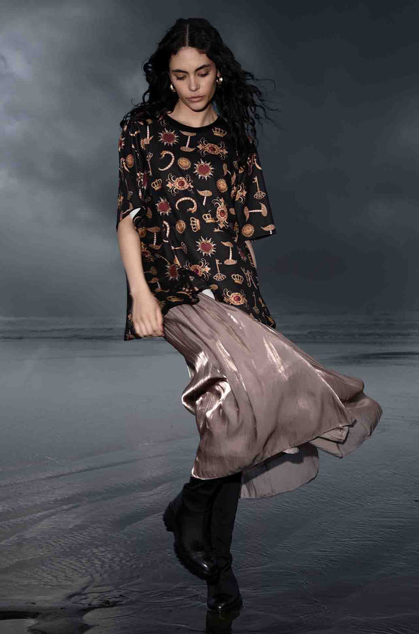 Curate - Charm Surprise Daring Diva Skirt in Mushroom - Zambezee