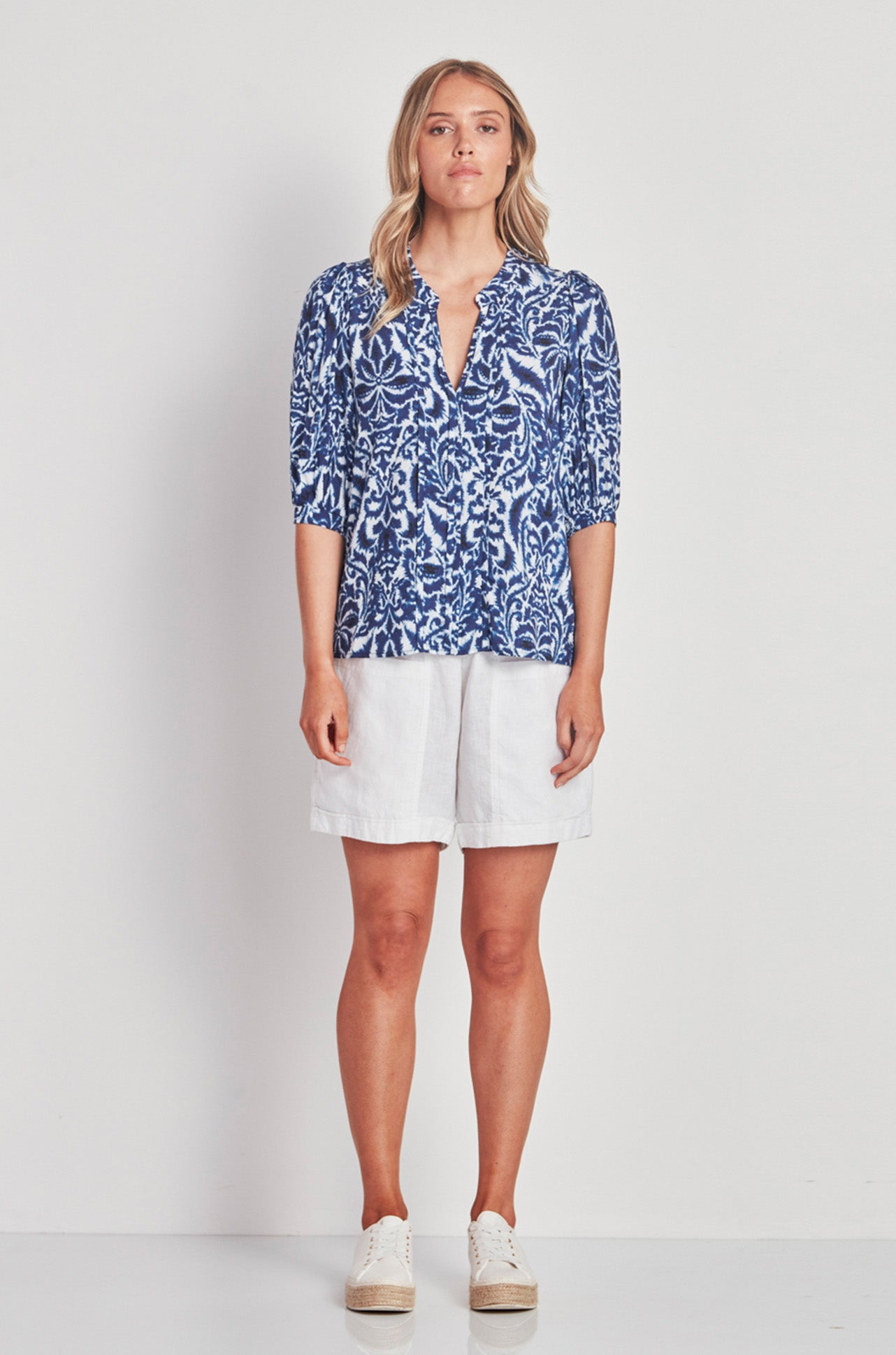 Verge - Empress Top in Blue - Zambezee