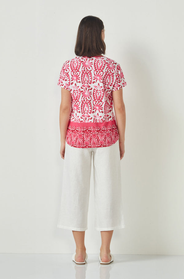 Verge - Francesca Top in Pink - Zambezee