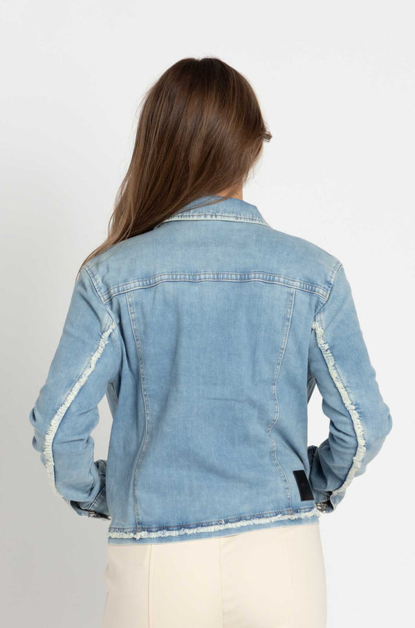 Marc Cain - Frayed Edge Denim Jacket - Zambezee