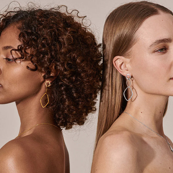 Nicole Fendel - Jackie Earring in Silver - Zambezee