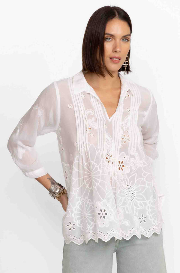 Johnny Was - Jazlynn Lemmi Blouse - Zambezee