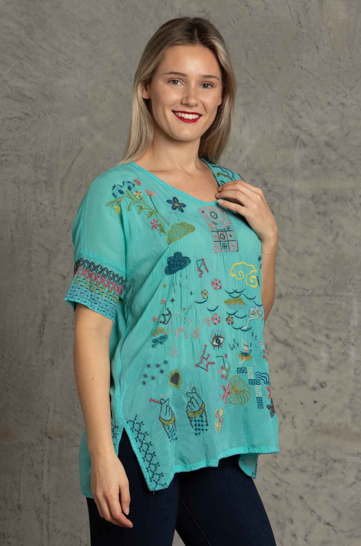 Johnny Was - Linsey Nathaly Blouse - Zambezee