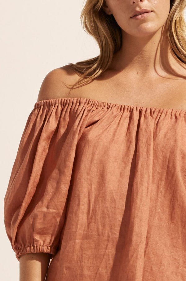 zoe kratzmann - nomad top in ginger - Zambezee