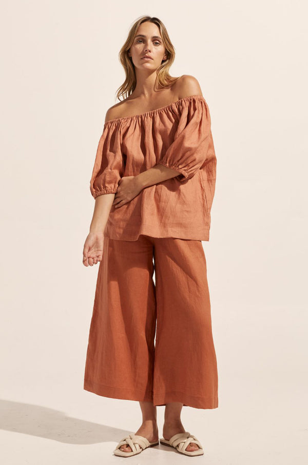 zoe kratzmann - nomad top in ginger - Zambezee