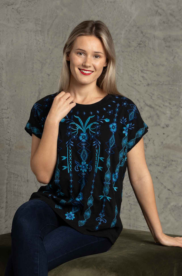 Johnny Was - Relaxed Taria Tee - Zambezee
