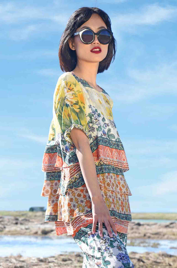 Curate - Whats Up Buttercup Lets Flounce Top - Zambezee