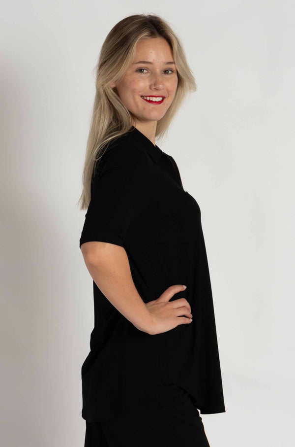 Mela Purdie - Zip Collar Top - Zambezee