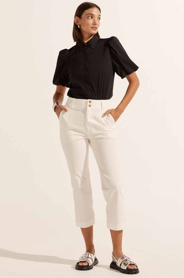 zoe kratzmann - forge pant in porcelain - Zambezee