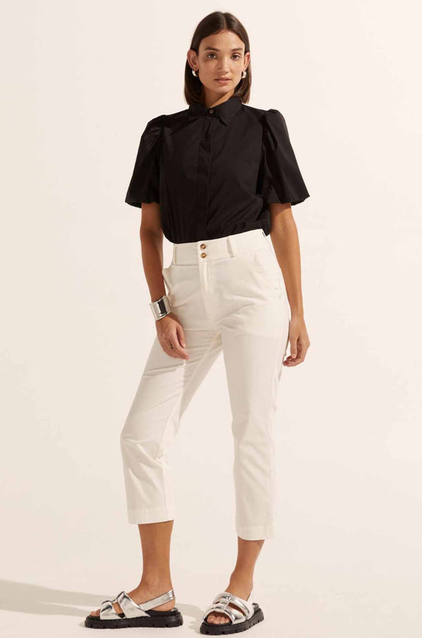 zoe kratzmann - forge pant in porcelain - Zambezee