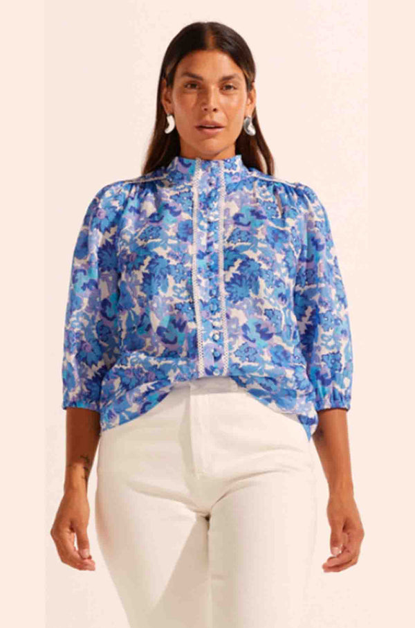 zoe kratzmann - outlook top in pacific floral - Zambezee