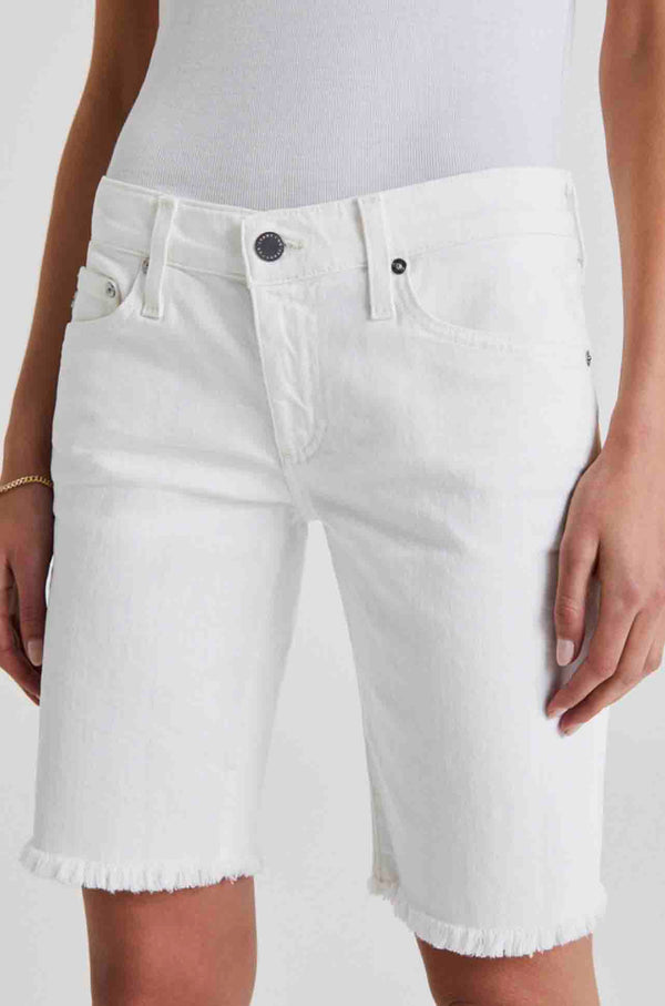 AG Jeans - Nikki Short in 1 Yr Tonal White - Zambezee