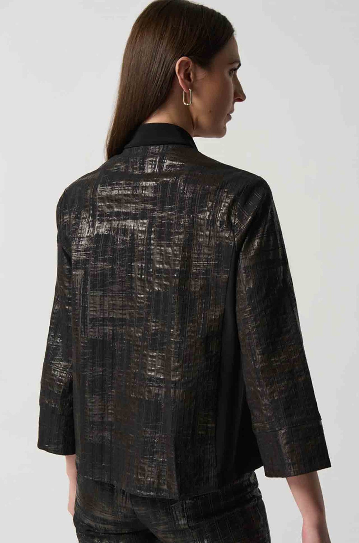 Joseph Ribkoff - Notched Collar A-Line Jacket - Zambezee
