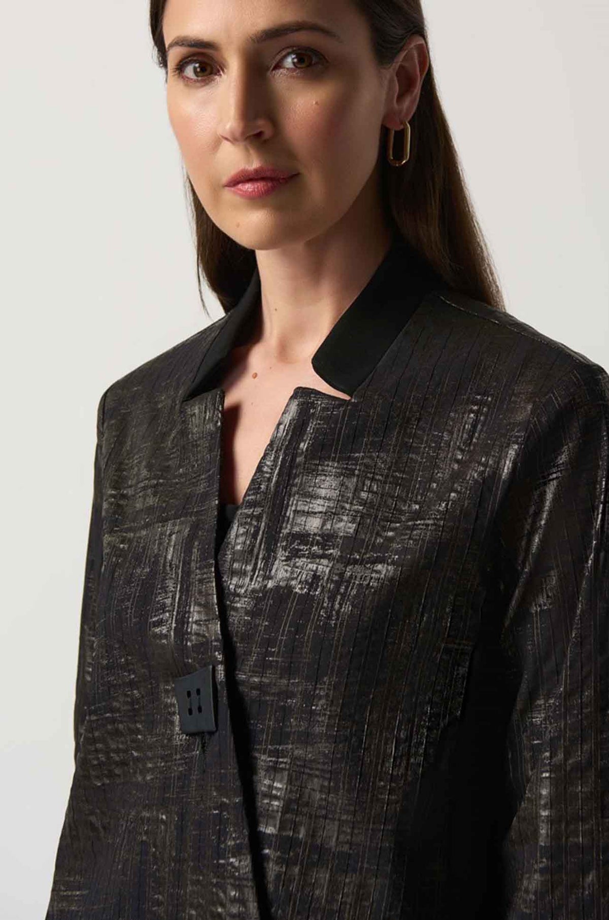 Joseph Ribkoff - Notched Collar A-Line Jacket - Zambezee