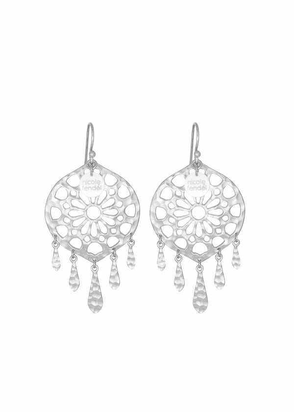 Nicole Fendel Jewellery - Silver Alora Statement Earring - Zambezee